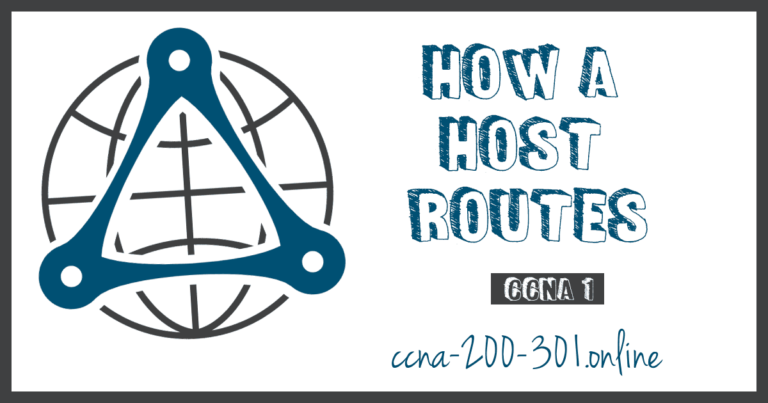 How a Host Routes » CCNA 200-301