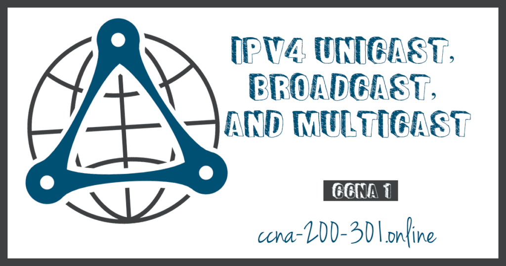 IPv4 Unicast, Broadcast, and Multicast » CCNA 200-301