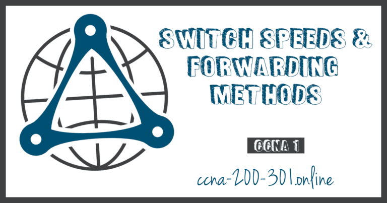 Switch Speeds and Forwarding Methods » CCNA 200-301